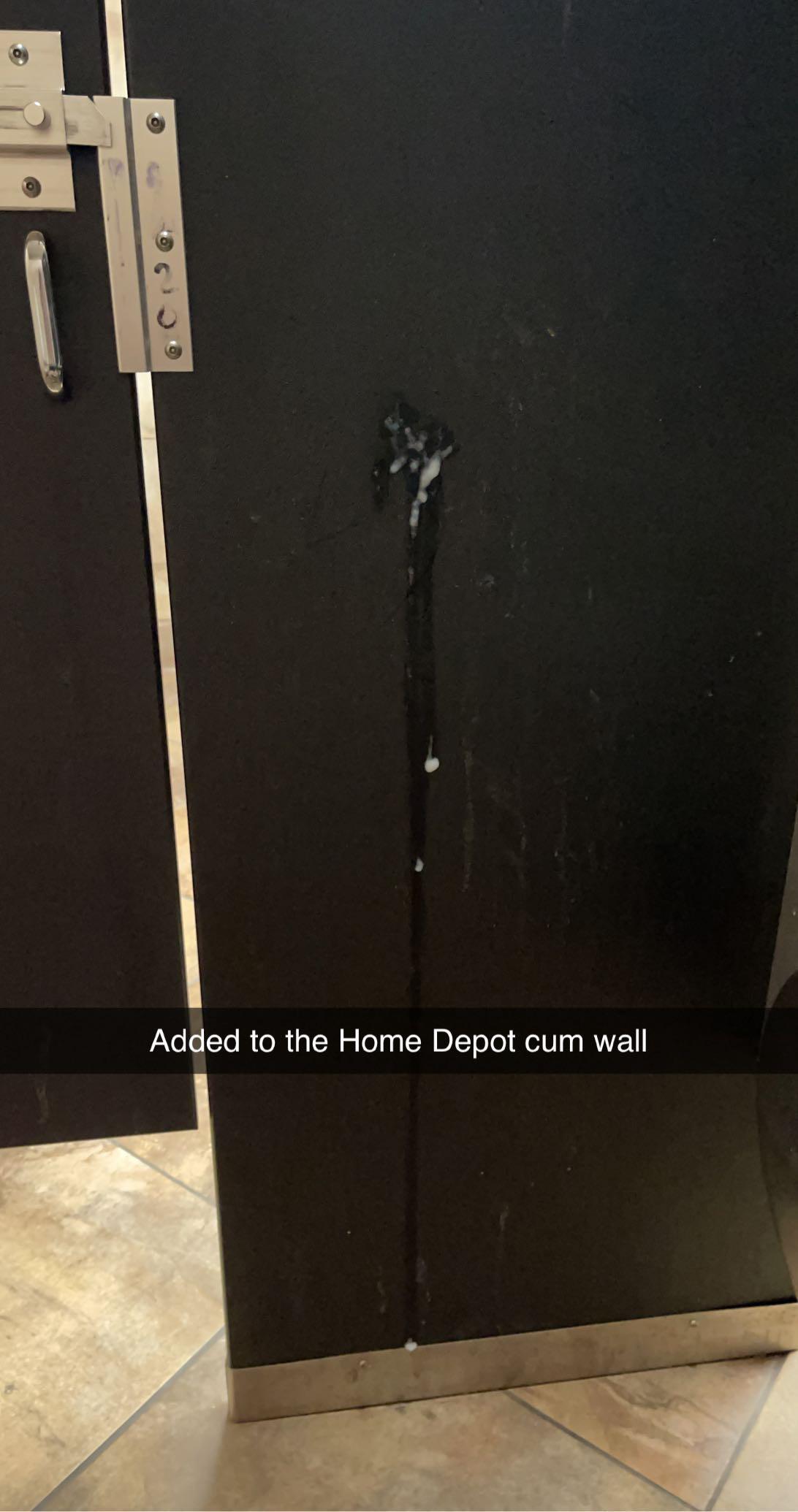 [Proof] Cum in a Home Depot bathroom stall | Scrolller