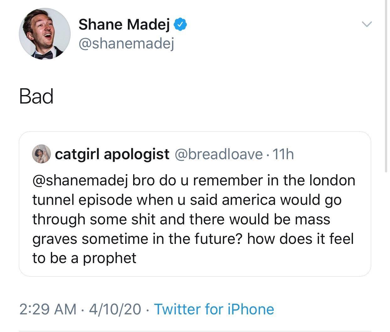 Prophet Madej the Unfortunately Correct | Scrolller