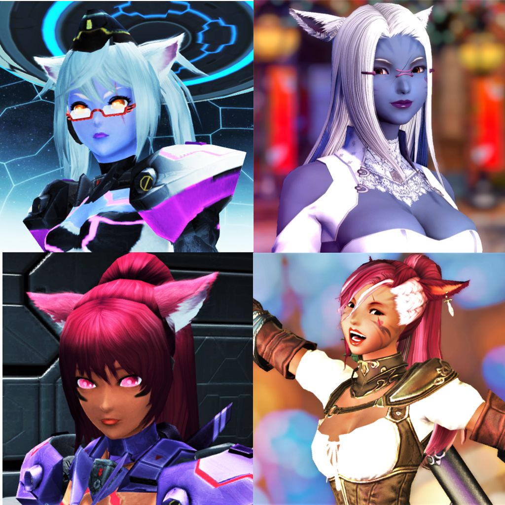 PSO2 Let me Recreate my FFXIV Kitties! | Scrolller