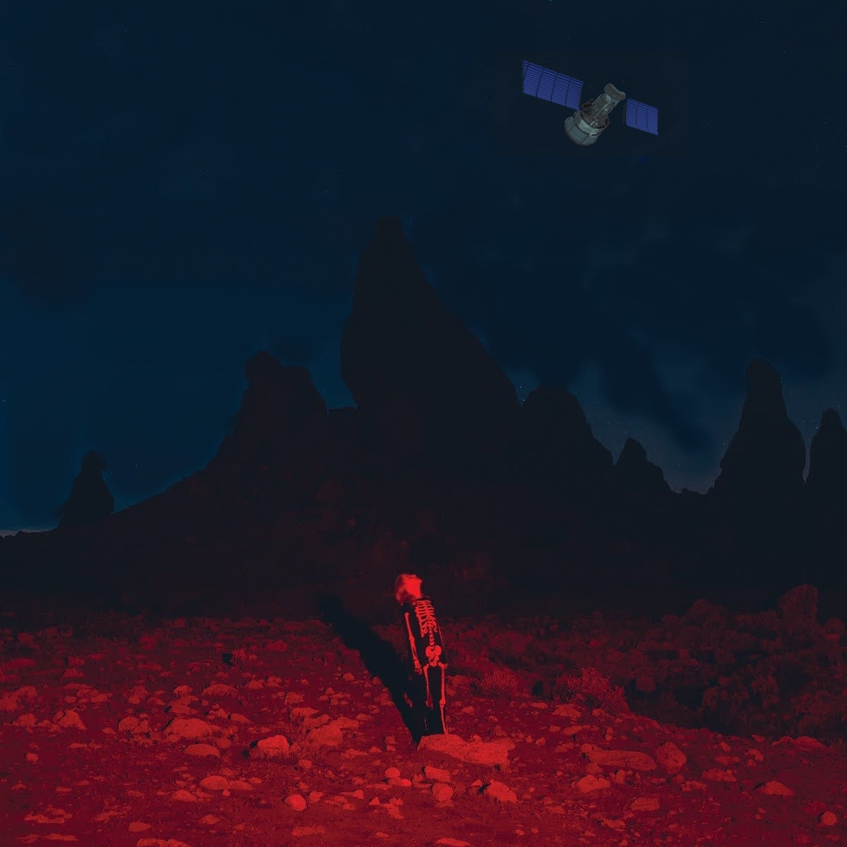 Punisher album Cover except theres no stars, just a Chinese Satellite! | Scrolller