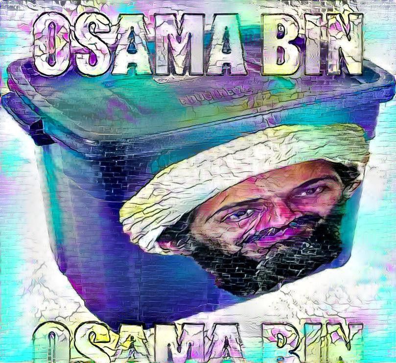 Punk Rock Osama bin graffiti/album cover | Scrolller