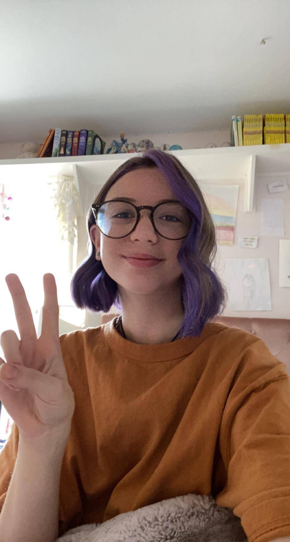 purple hair is backkkk | Scrolller