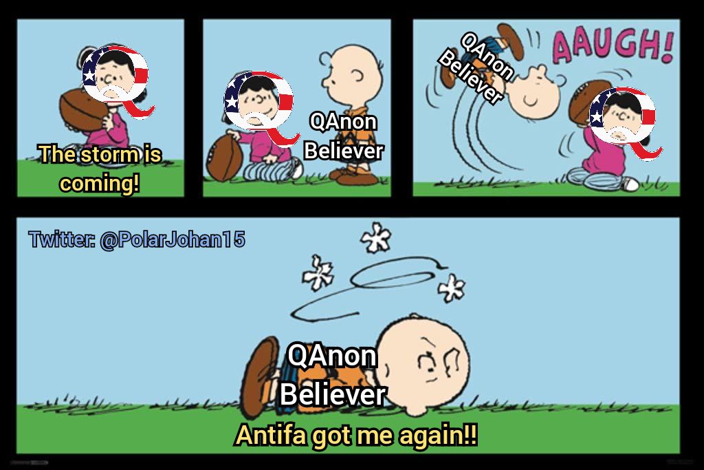QAnon as explained in Peanuts form | Scrolller