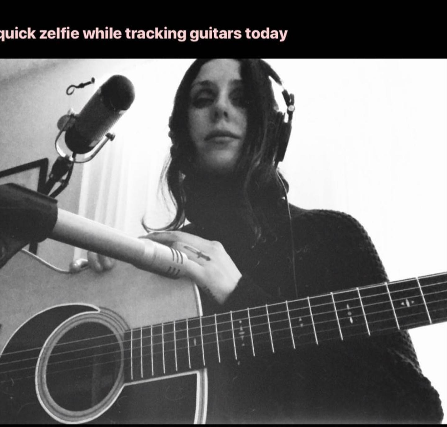 "Quick zelfie while tracking guitars today" | Scrolller