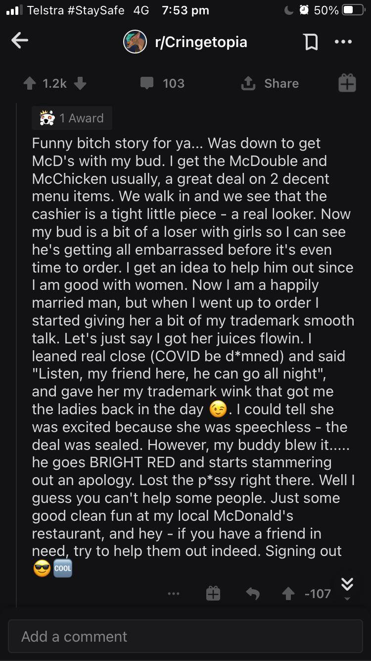 r/Cringetopia users | Scrolller