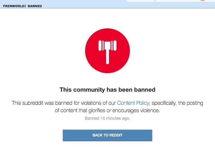 /r/frenworld has been banned!!! | Scrolller