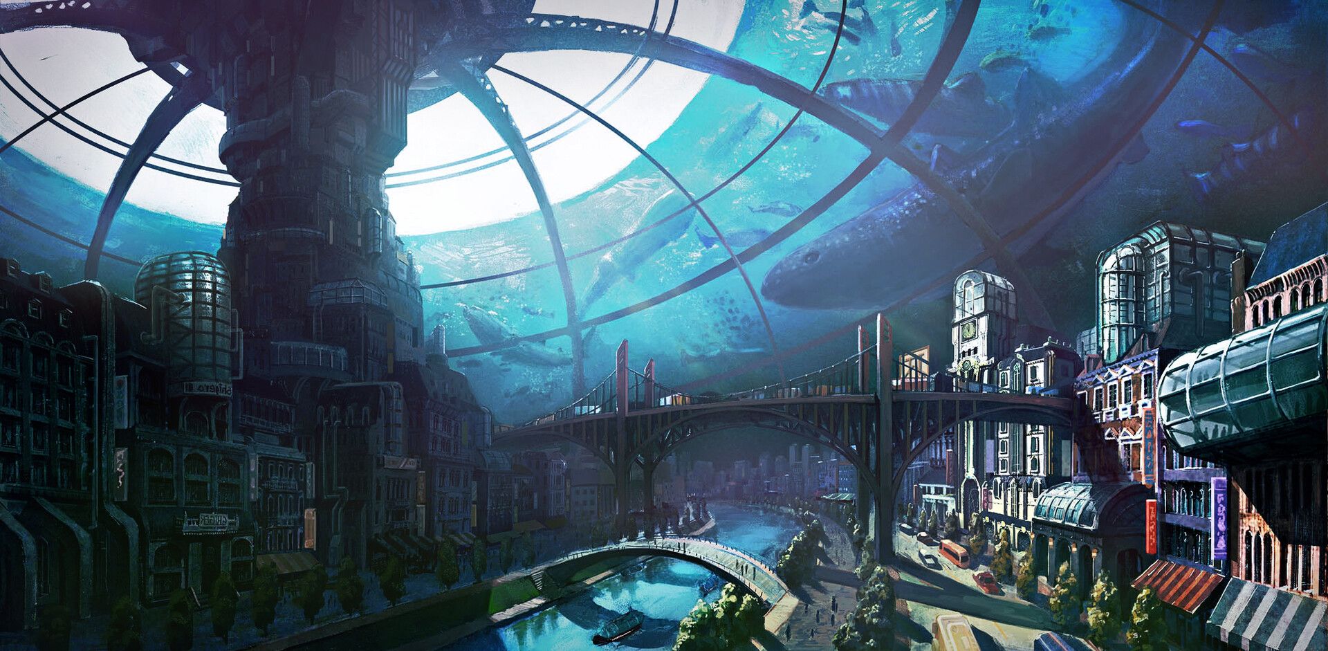 Oceanarium City by Dea Bum Kim | Scrolller