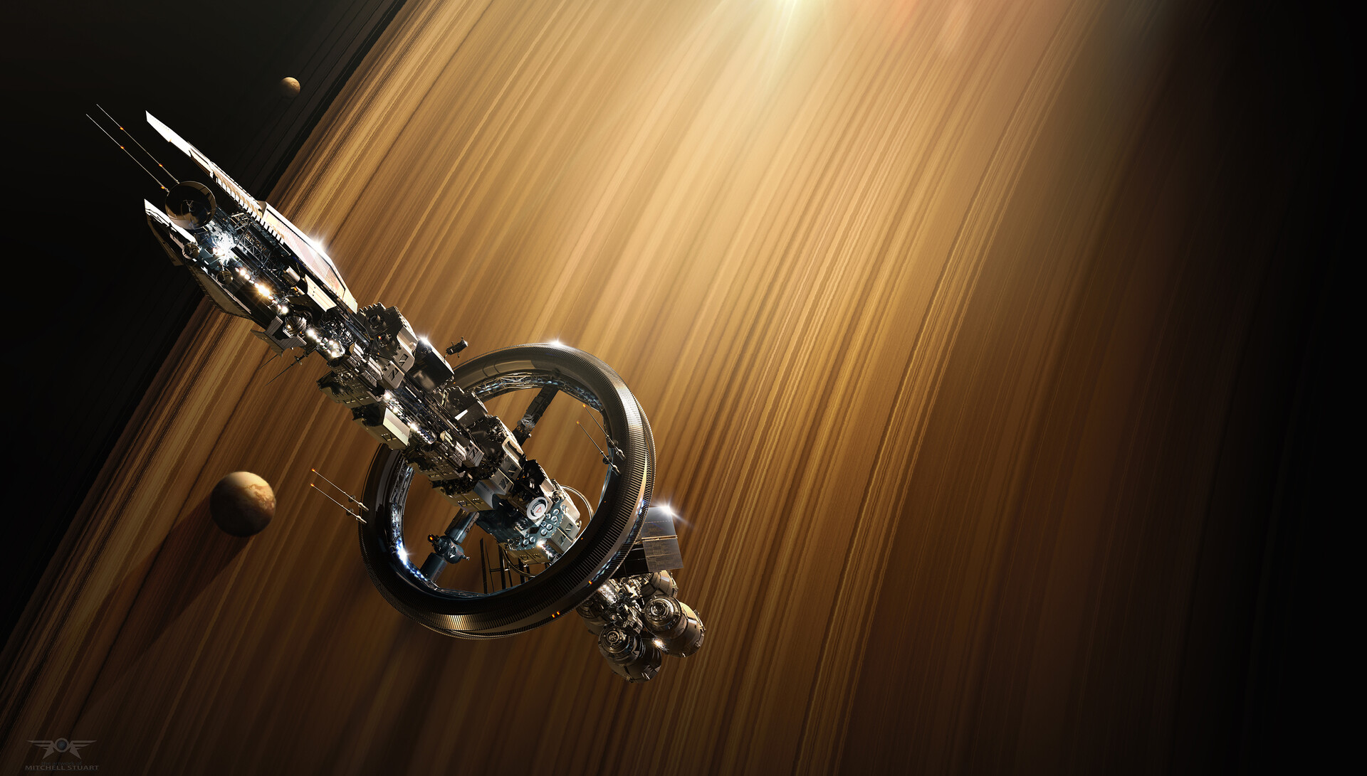 [/r/ImaginaryStarships] Saturn Explorer by Mitchell Stuart | Scrolller