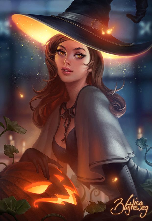 [/r/ImaginaryWitches] Happy Halloween by Lisa Buijteweg | Scrolller