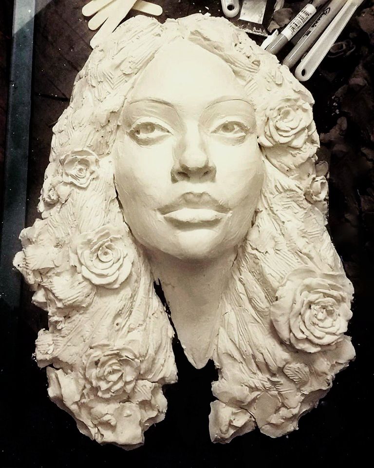 R O S E ~ My first successful plaster cast! [SELF] [WIP] | Scrolller