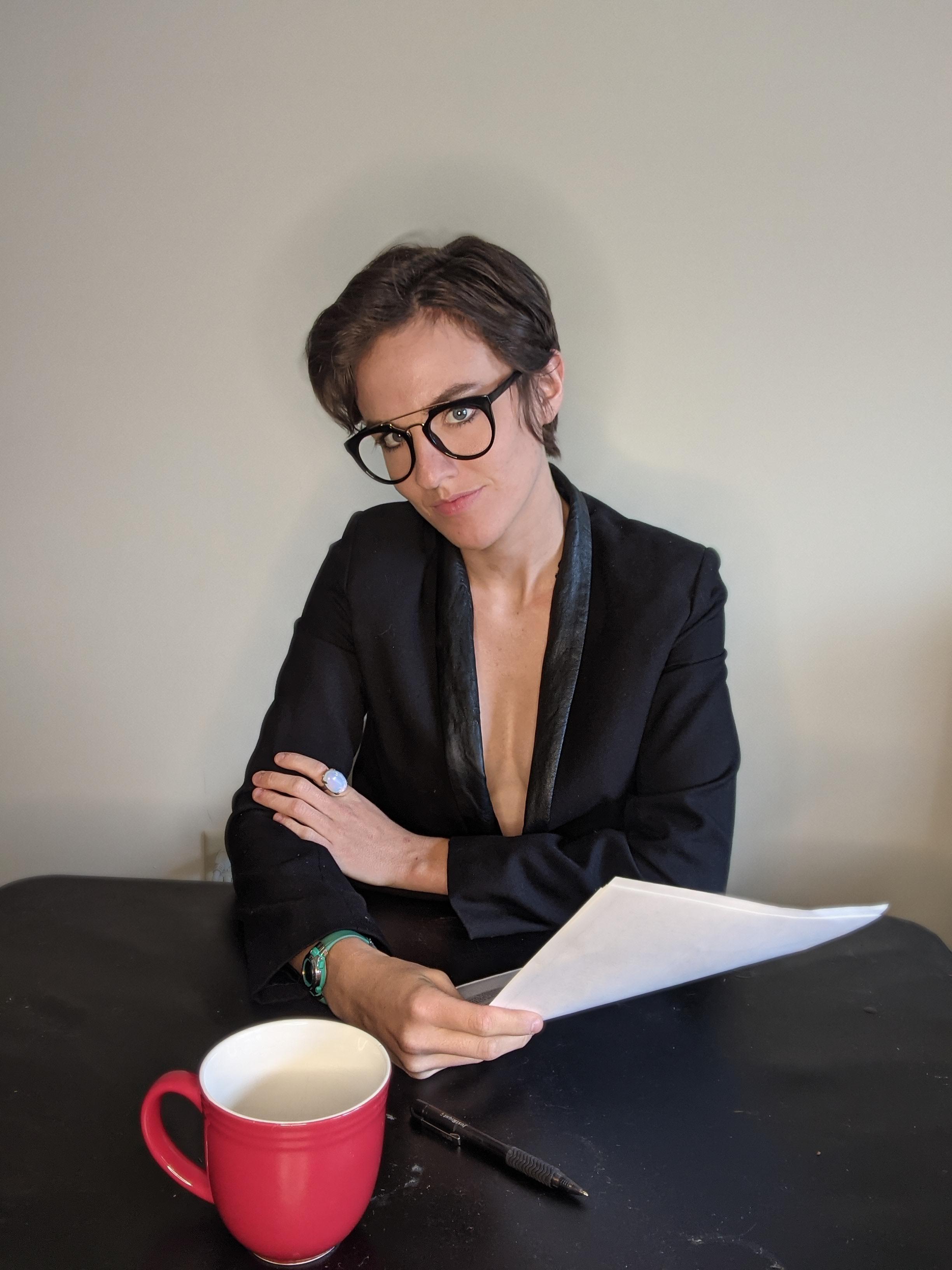 Rachel Maddow portrayed by Handsy B | Scrolller