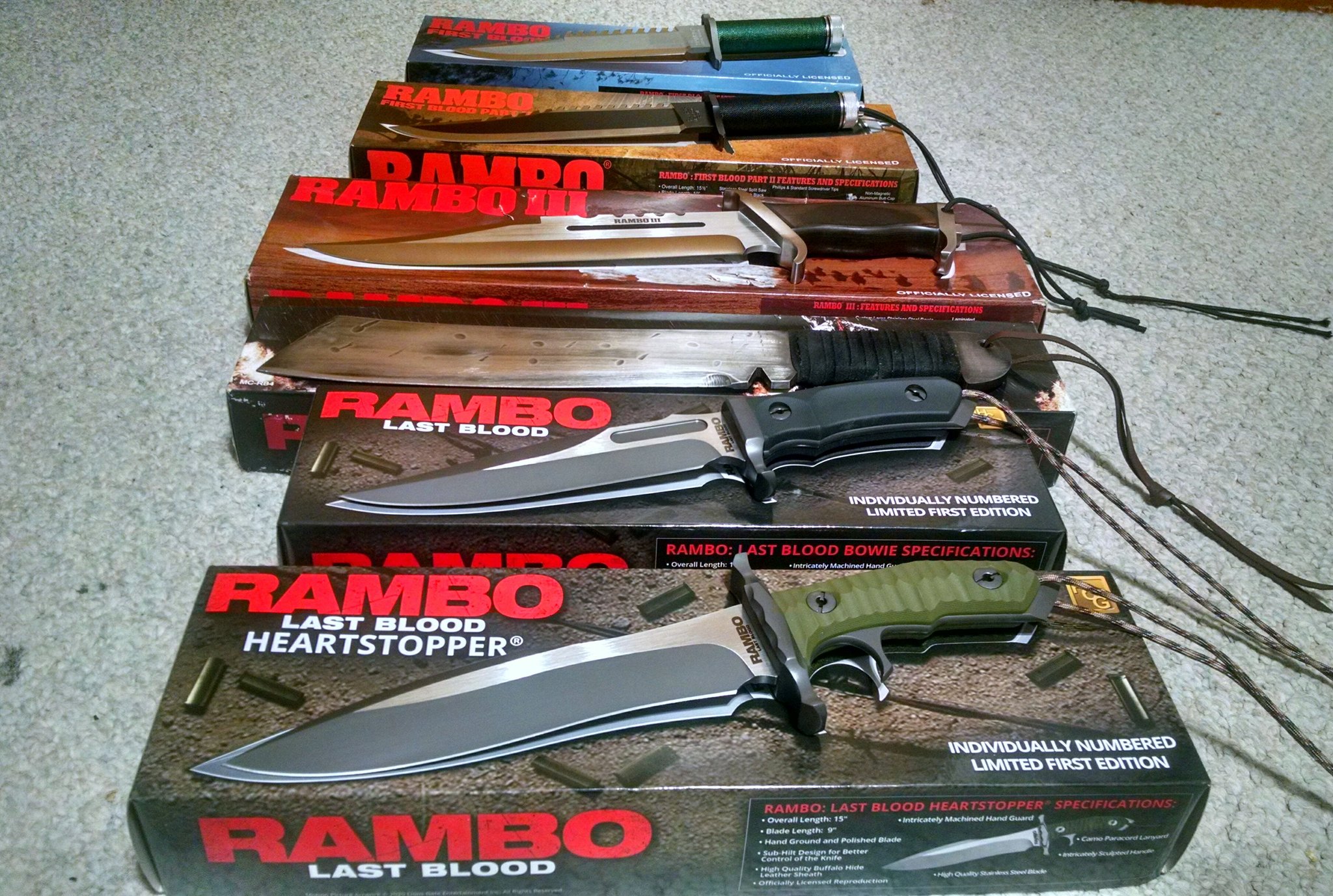 Rambo knives from all 5 movies | Scrolller