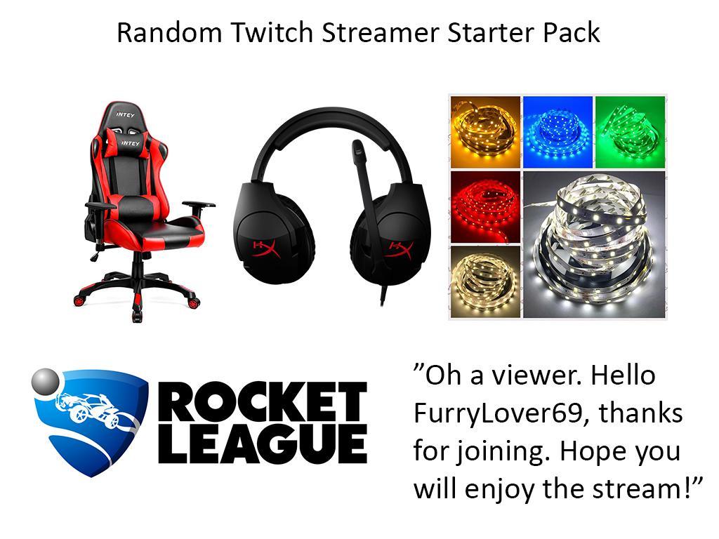 Random Twitch Streamer Starter Pack | Scrolller
