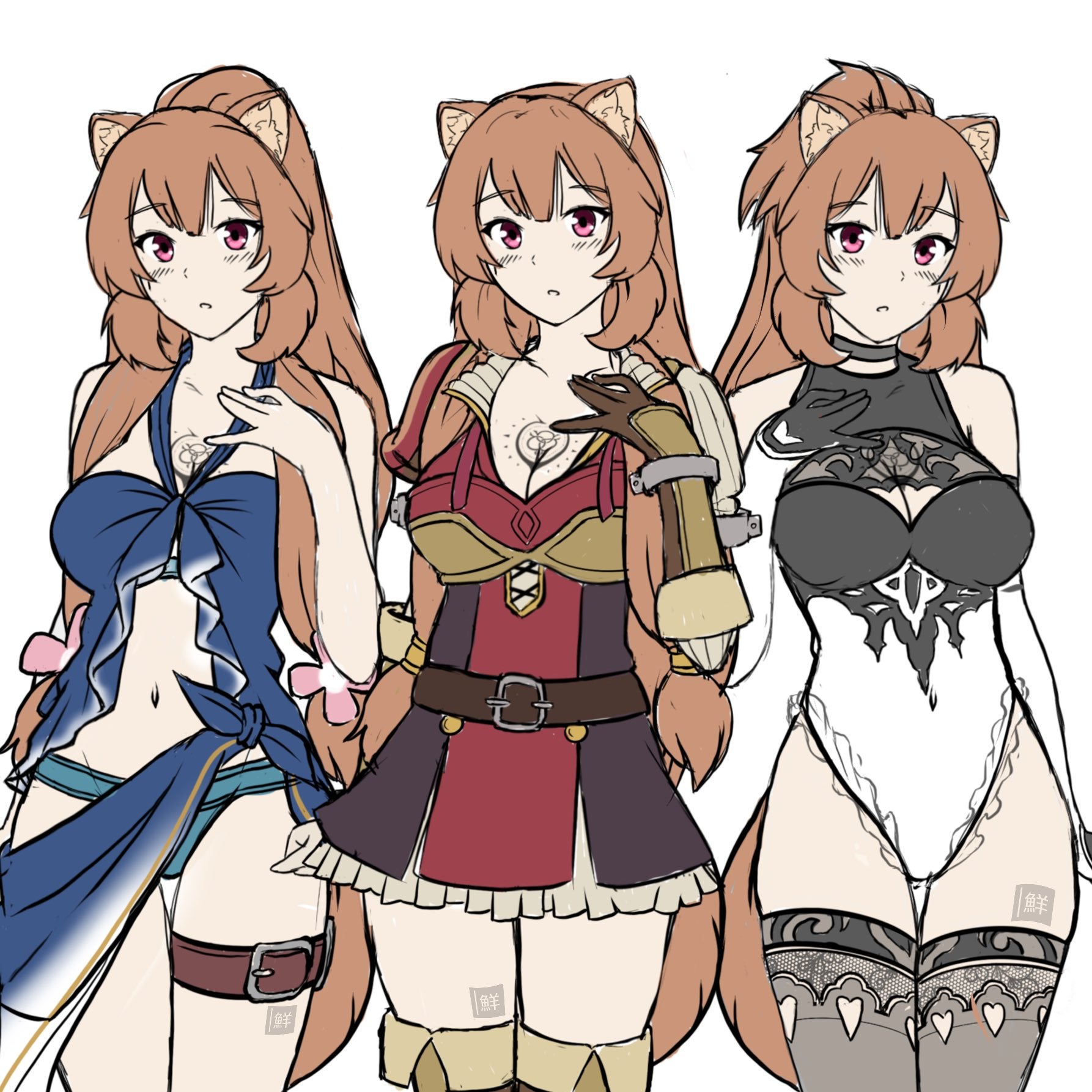 Raphtalia in three cute outfits | Scrolller