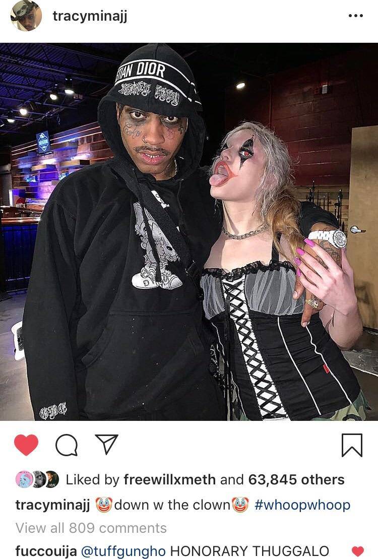 Rapper Lil Tracy is down with the clown🤡 | Scrolller