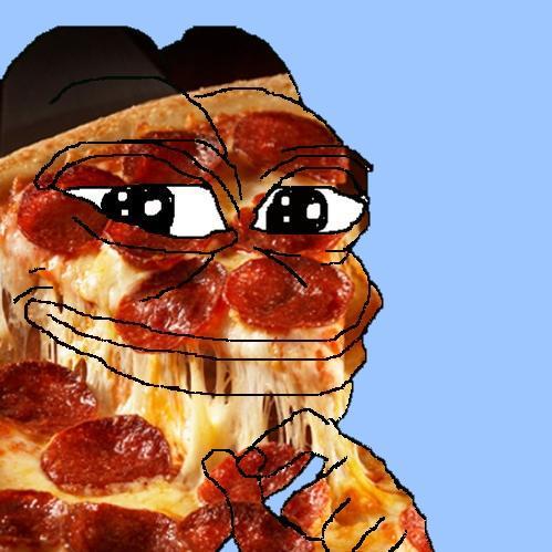 Rare and extra cheesy Pepe-roni pizza | Scrolller