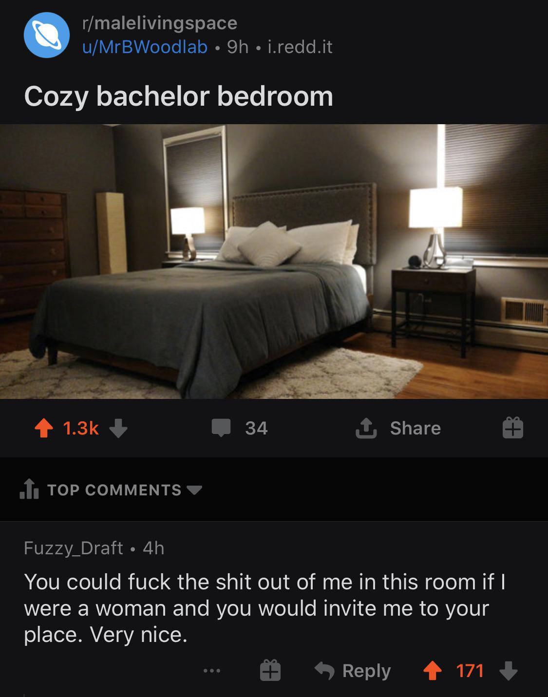 Rare bedroom compliment | Scrolller