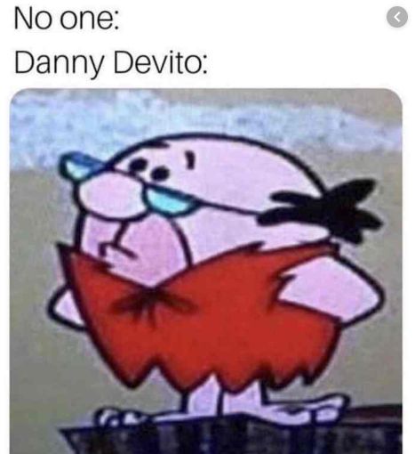 rare image of cave danny devito | Scrolller