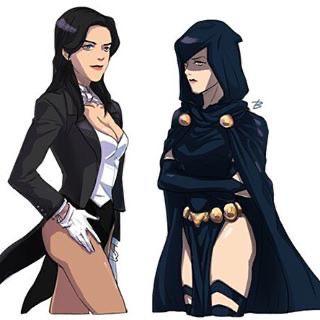 Raven and Zatanna | Scrolller