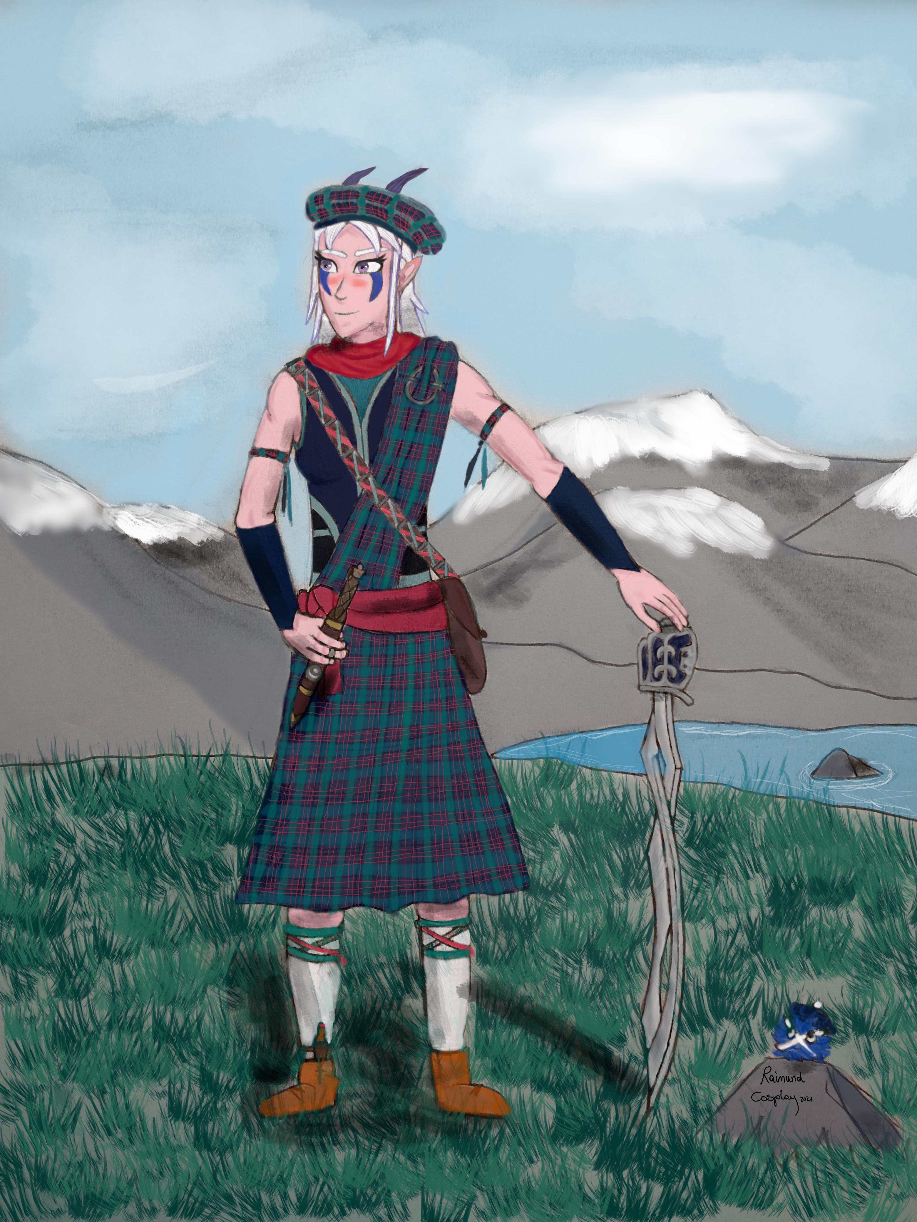 Rayla (The Dragon Prince) as a Highlander made by me | Scrolller