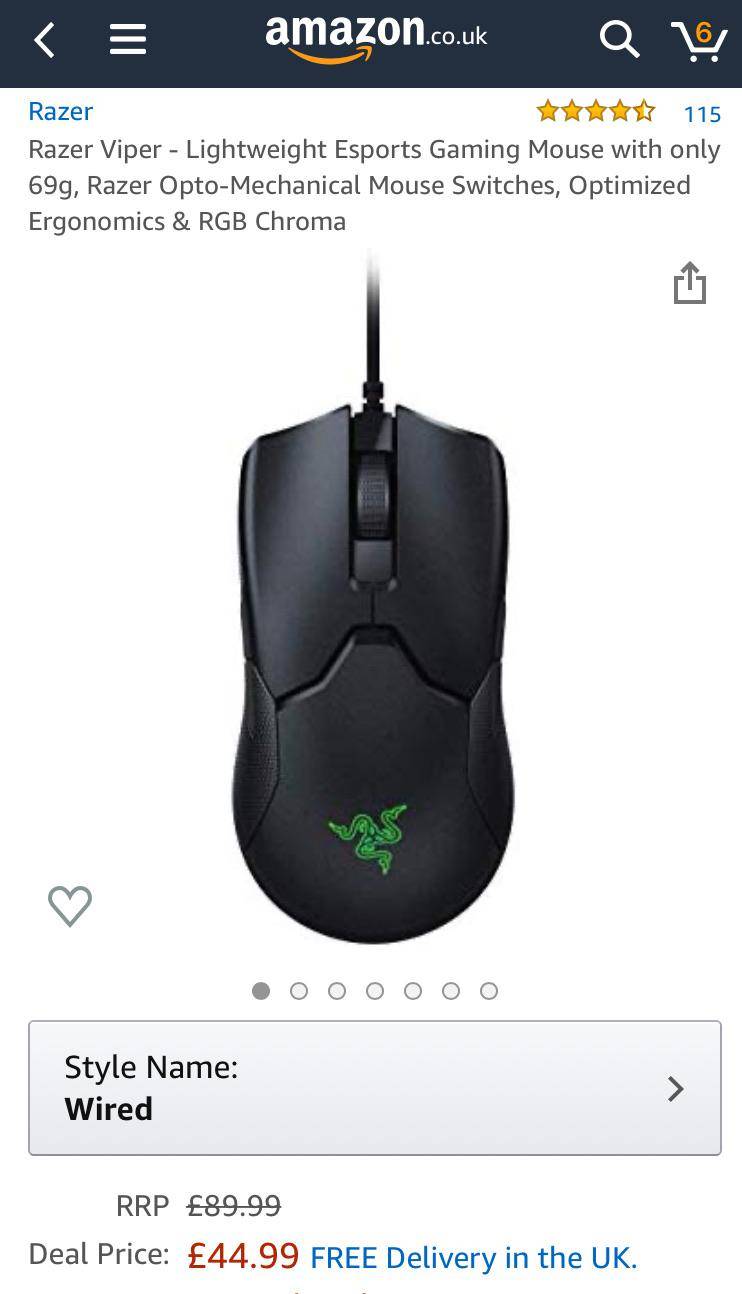 Razer Viper Half Price ! | Scrolller
