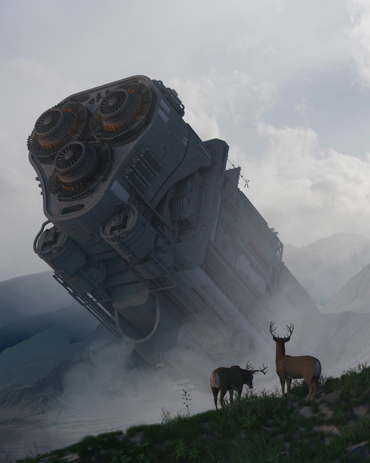 Re-Entry by Beeple | Scrolller