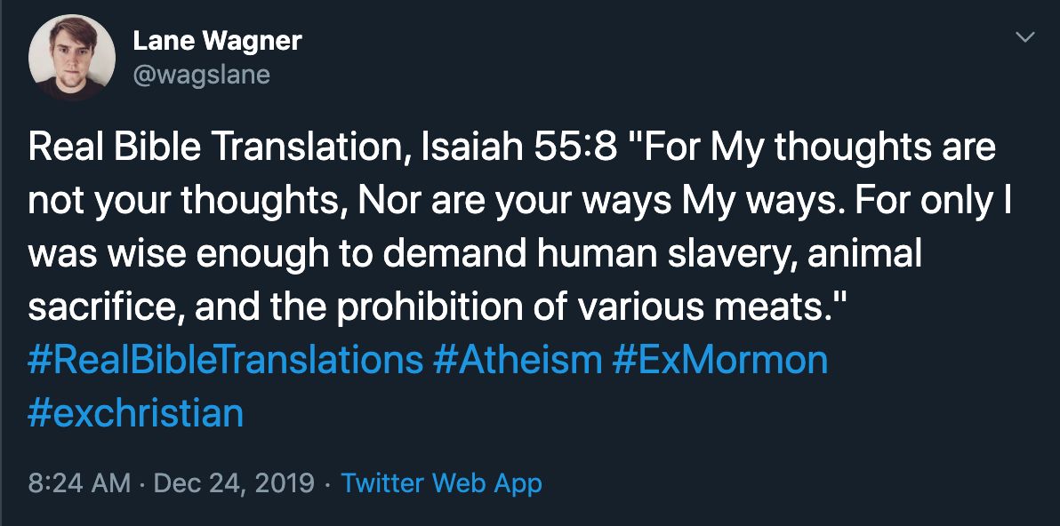 Real Bible Translation - Isaiah 55:8 | Scrolller