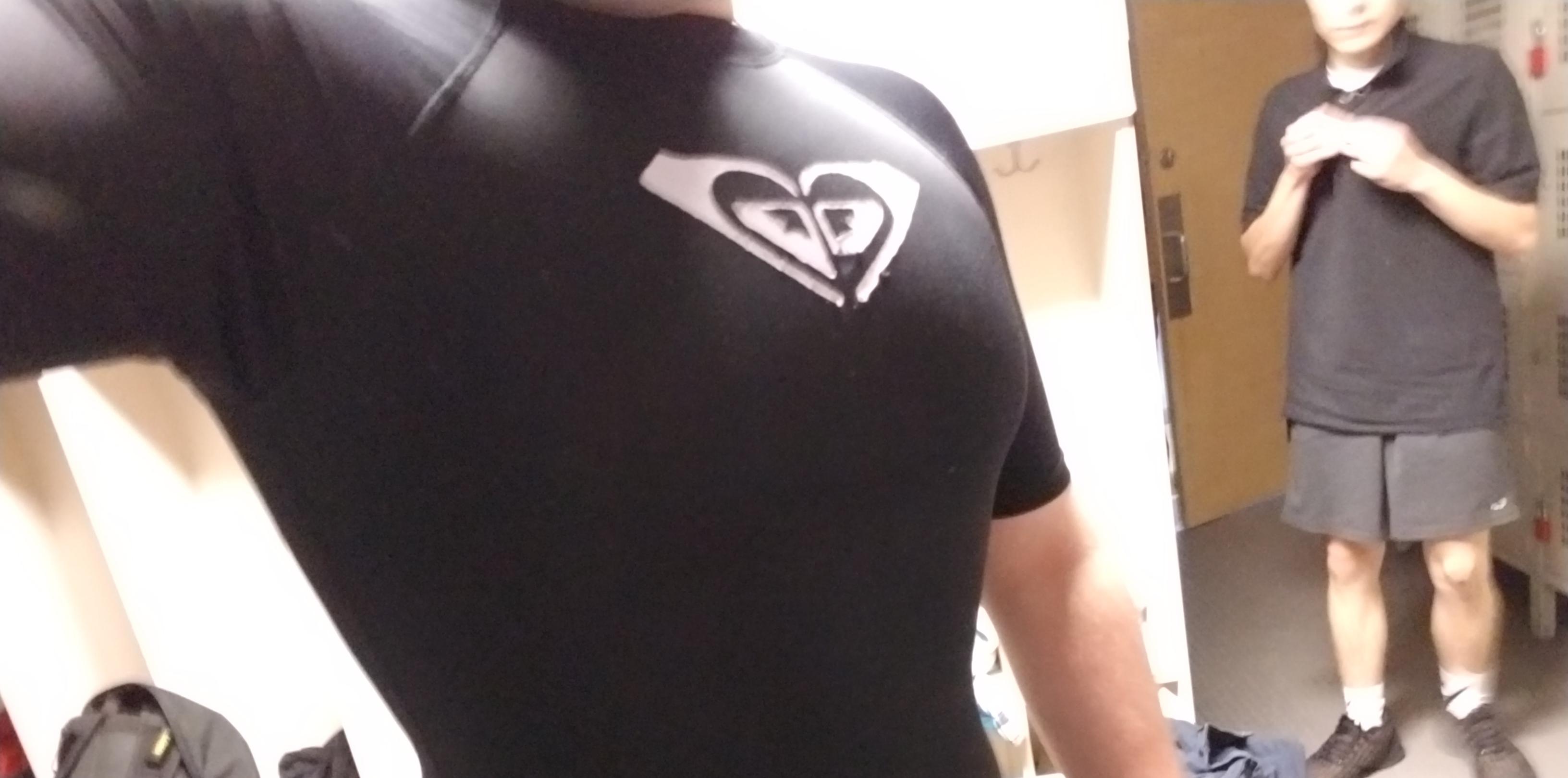 Real life bara chest?(dont mind the scared old man) | Scrolller