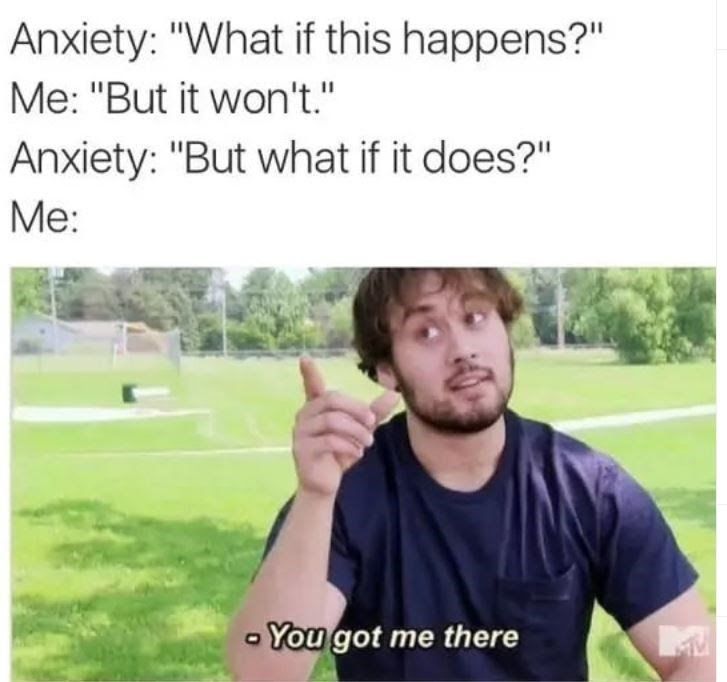 Reality v/s Anxiety... | Scrolller