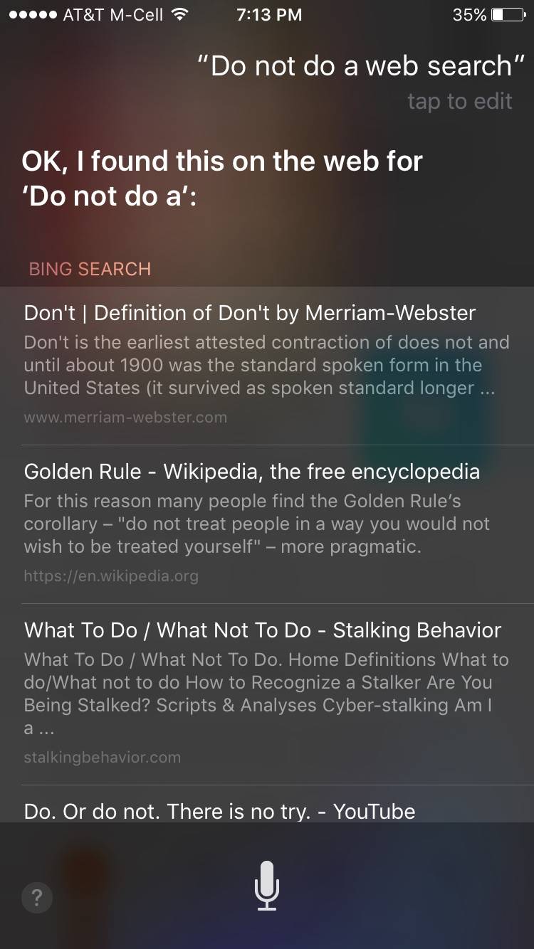 Really Siri? Really? | Scrolller