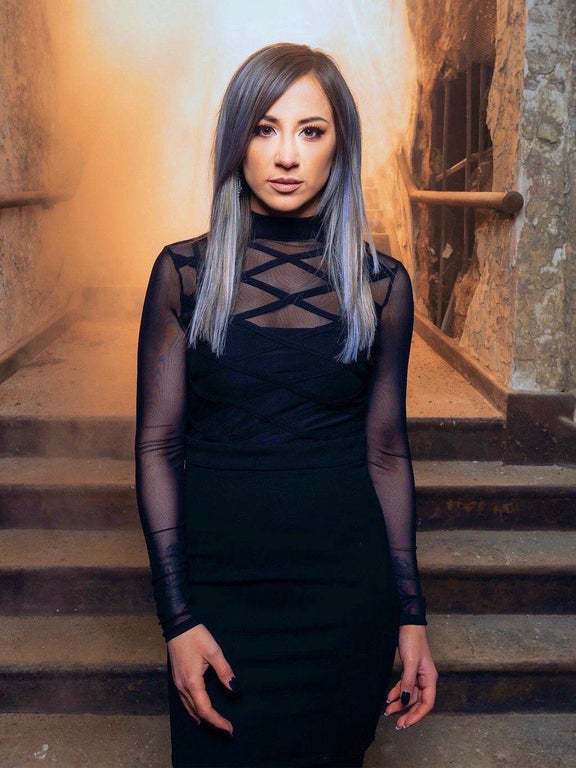 Just wanna rip that dress off Jen Ledger and breed her on those steps behind her | Scrolller