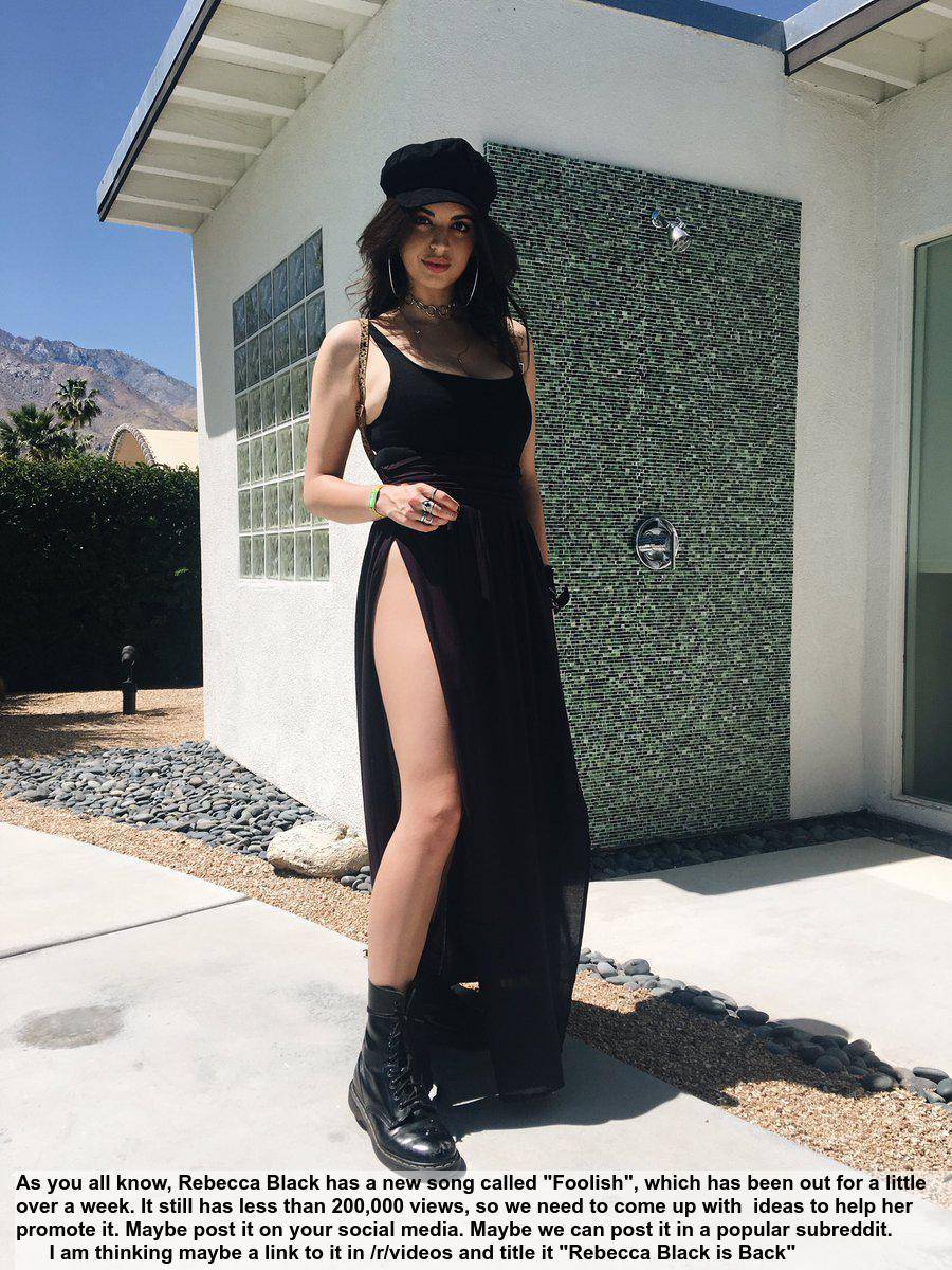 Rebecca Black released a new single | Scrolller