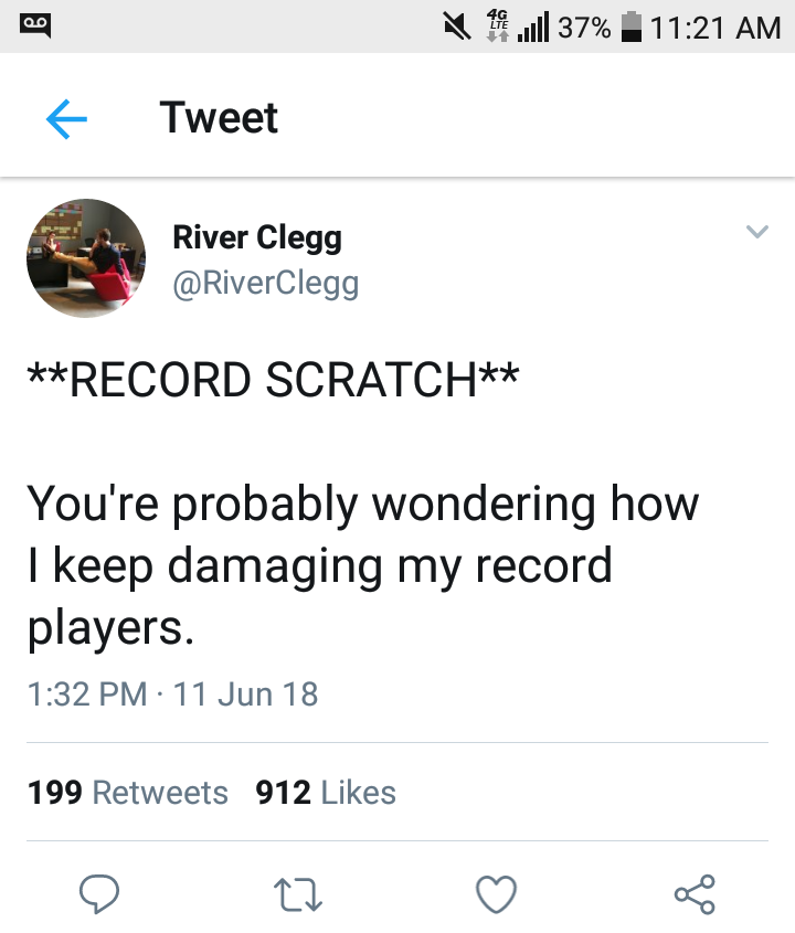 Record scratch | Scrolller