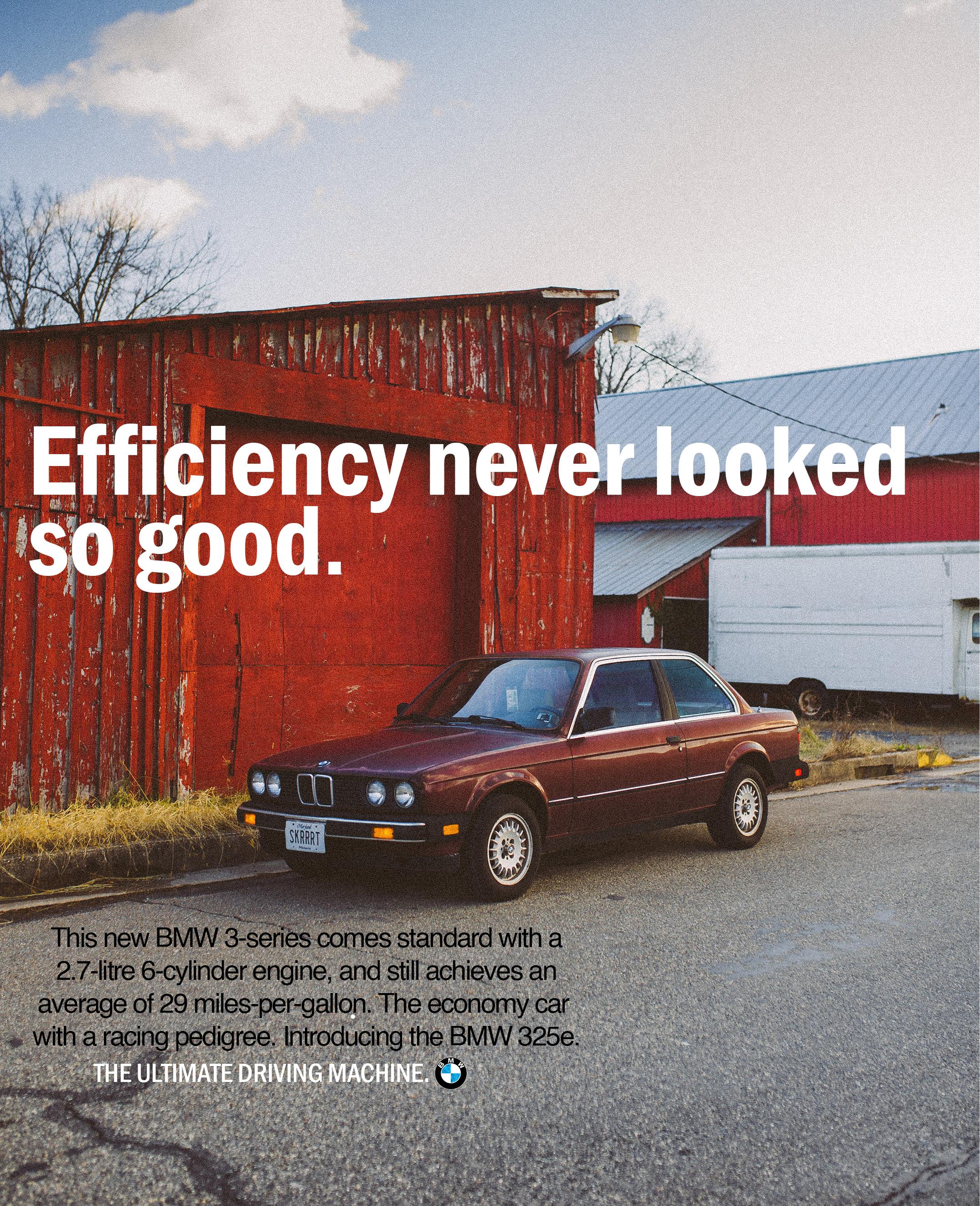 recreated a BMW advertisement using my E30. | Scrolller