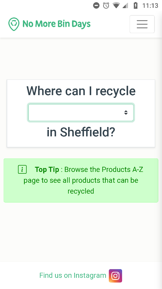 Recycling App for Sheffield | Scrolller