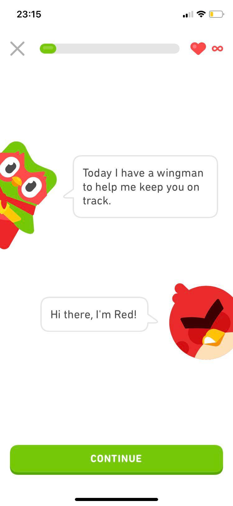 Red in Duolingo | Scrolller