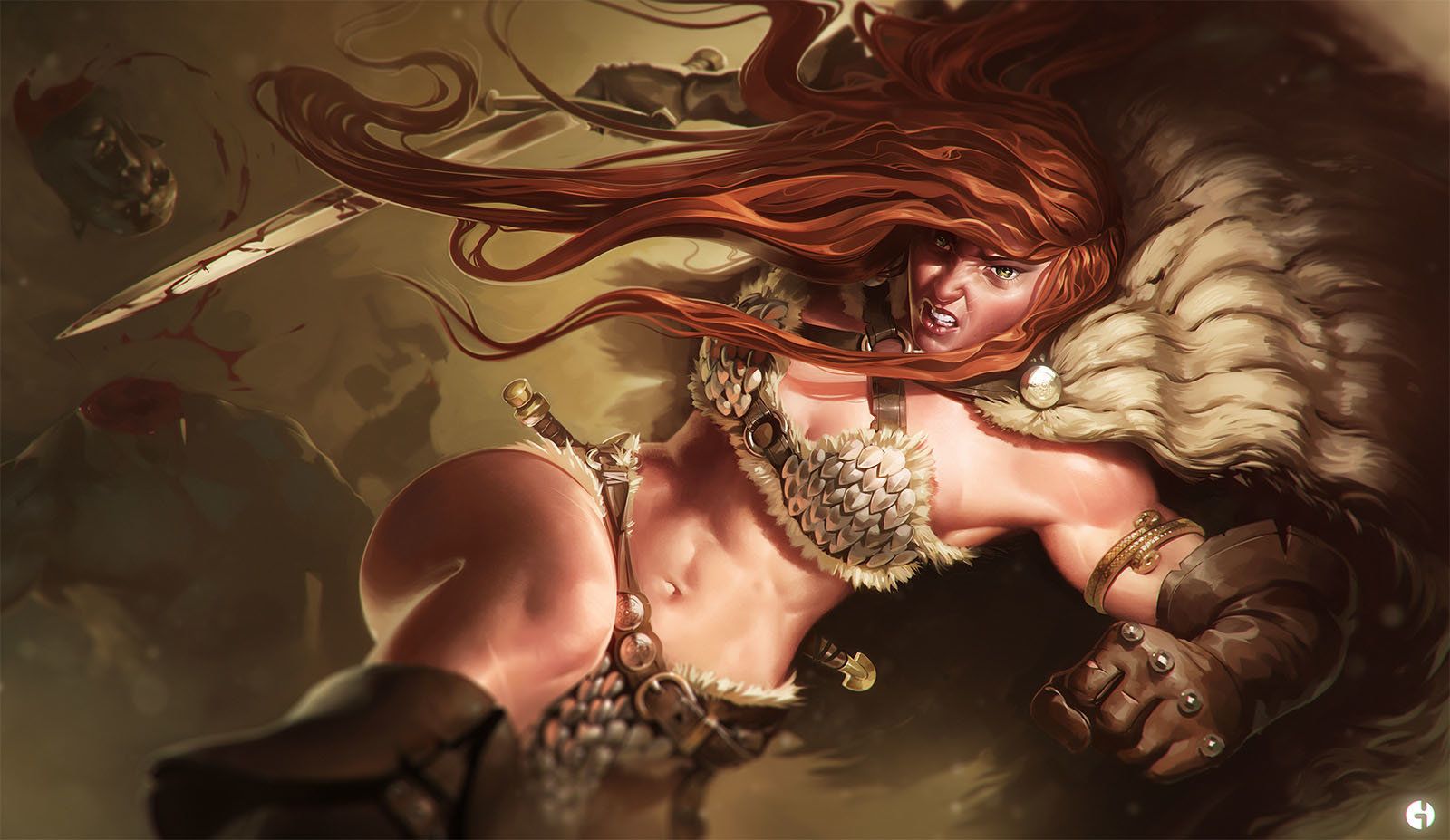 Red Sonja by Gaboleps (gabriel romero) | Scrolller