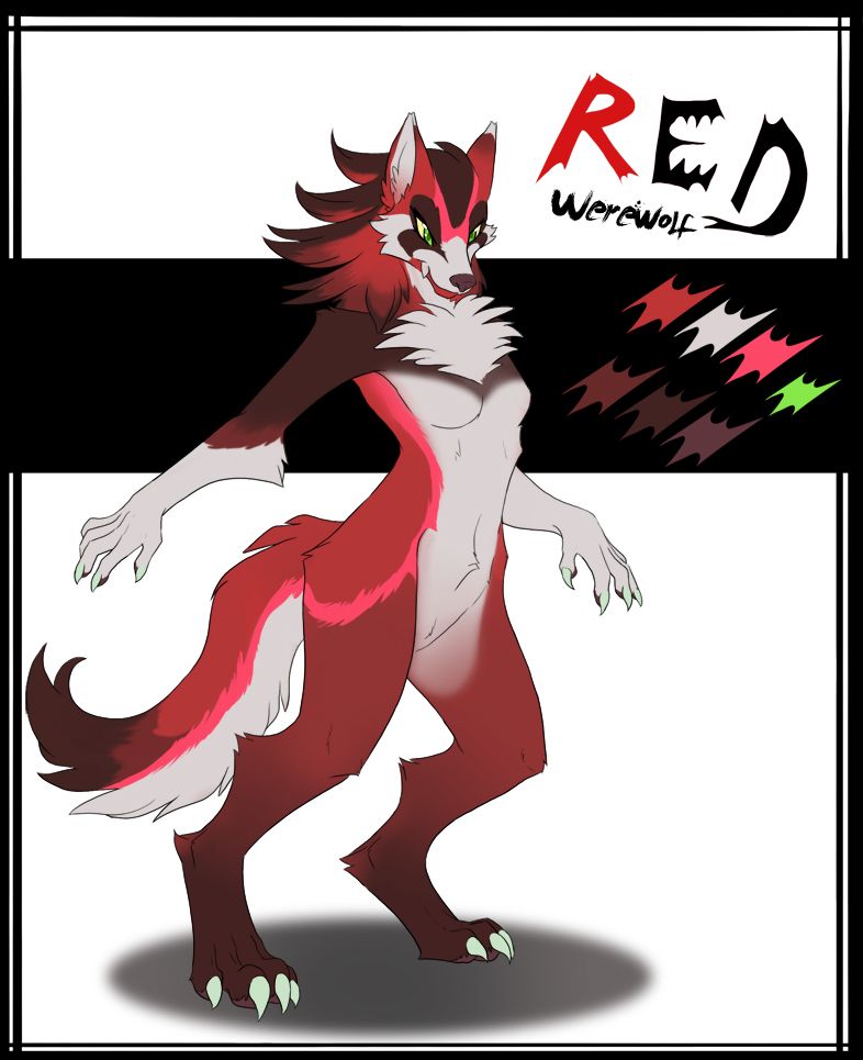 Red Werewolf - by MingChee | Scrolller