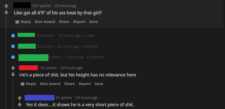 Reddit: hEiGhT DoEsN'T MaTtEr!!! Also Reddit: | Scrolller