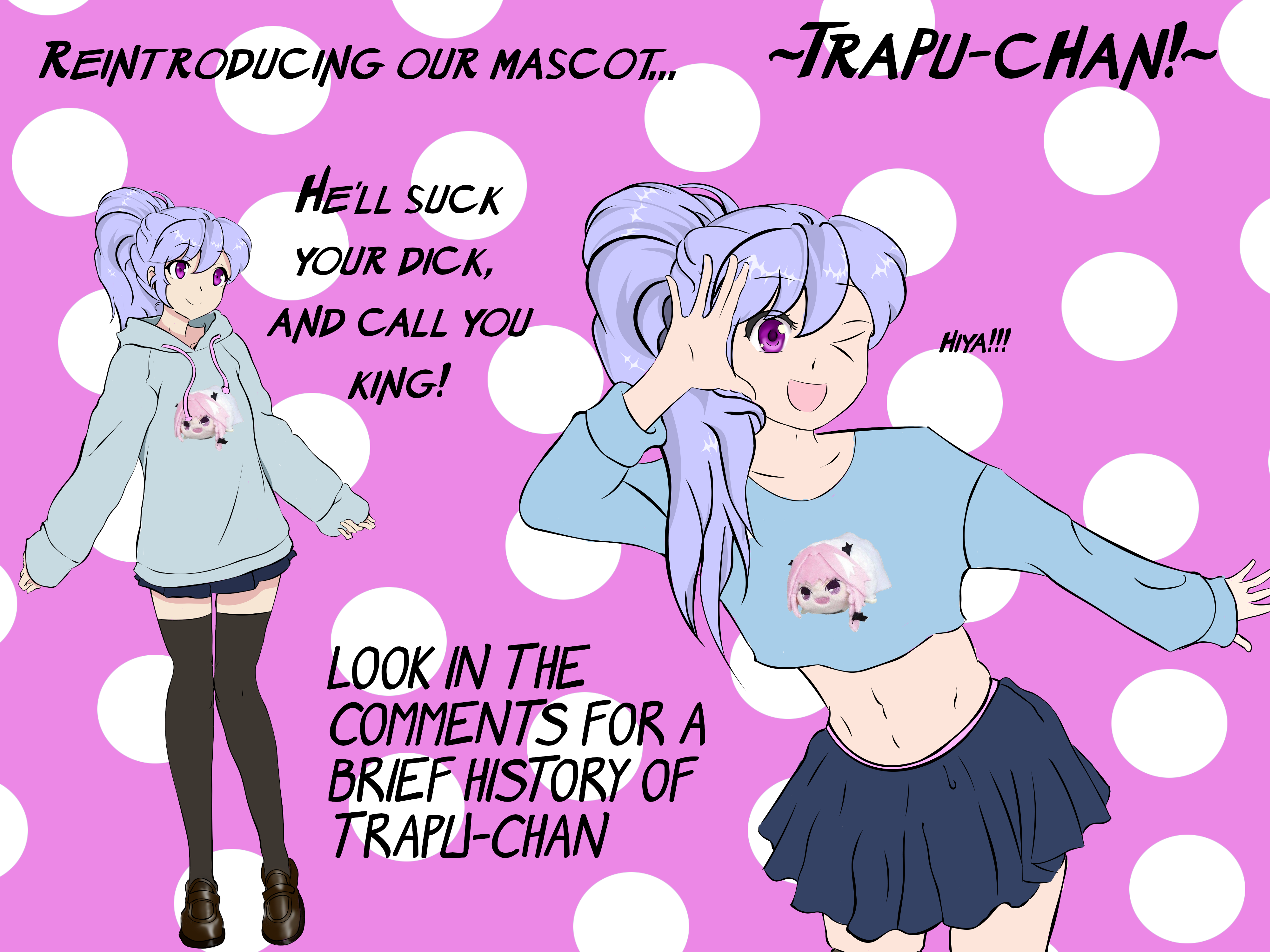Reintroducing ~TRAPU-CHAN~ Our Mascot! | Scrolller