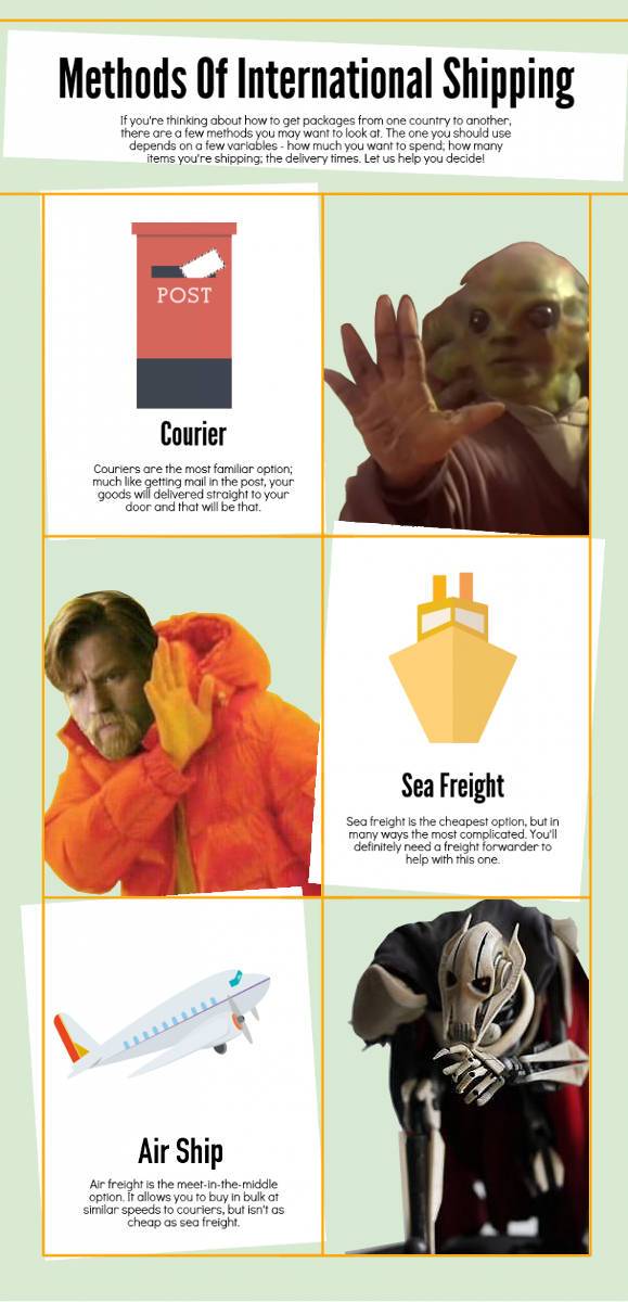 Remember to choose wisely when you're ready to ship | Scrolller