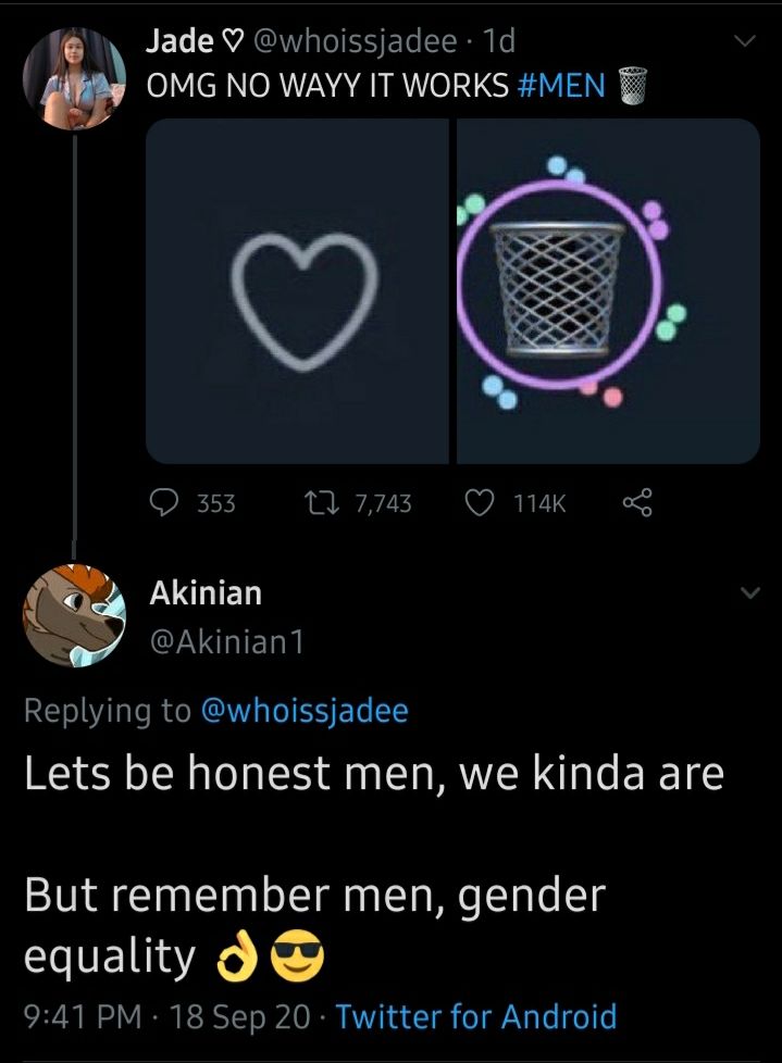 Rememebr guys, gender equality | Scrolller