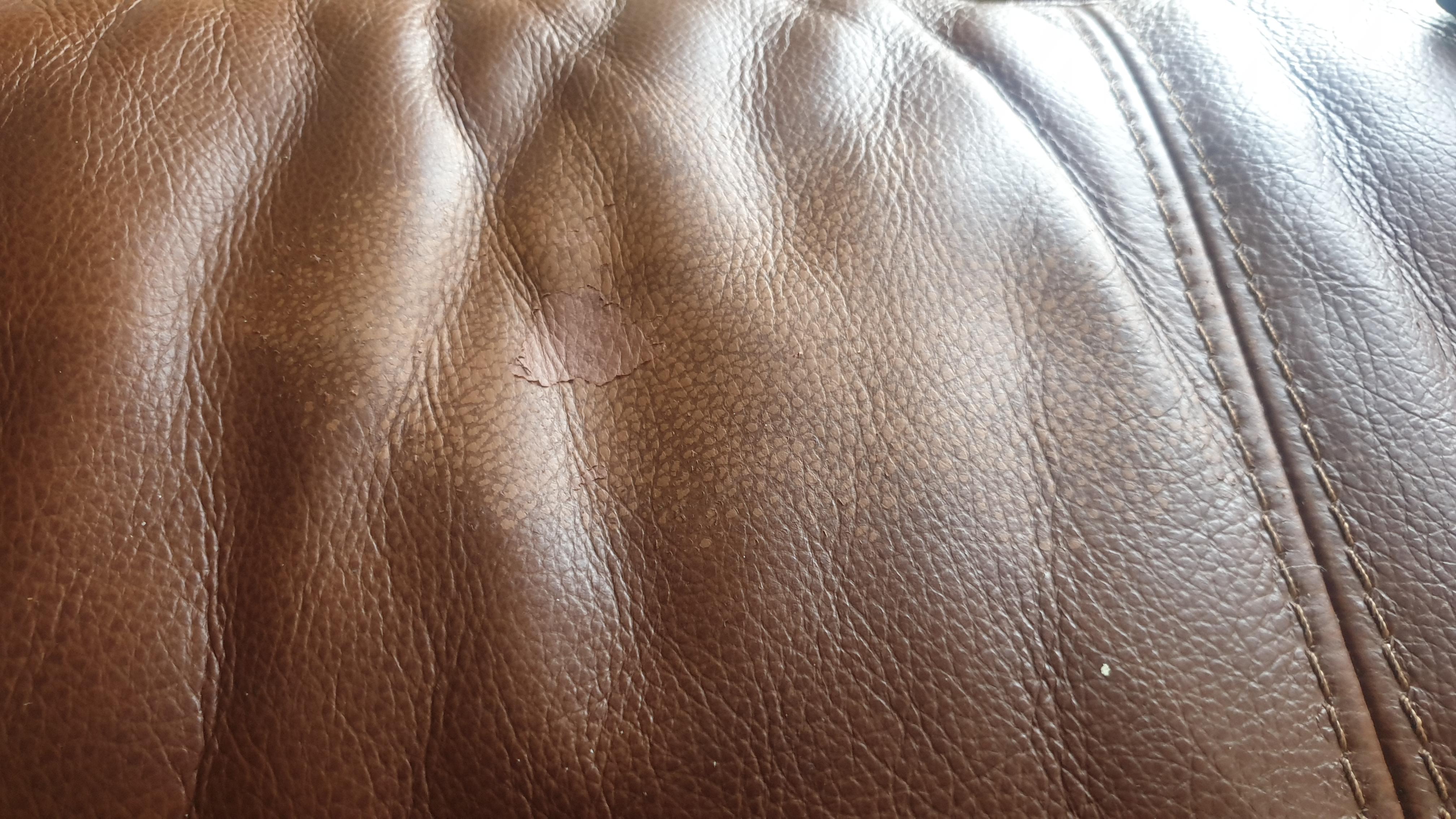 Repair? Leather sofa, wearing out and what looks like bubbles under the surface. Anything I can ...