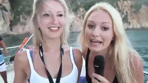 [Request] White tanktop girl from Italian dildo prank video | Scrolller