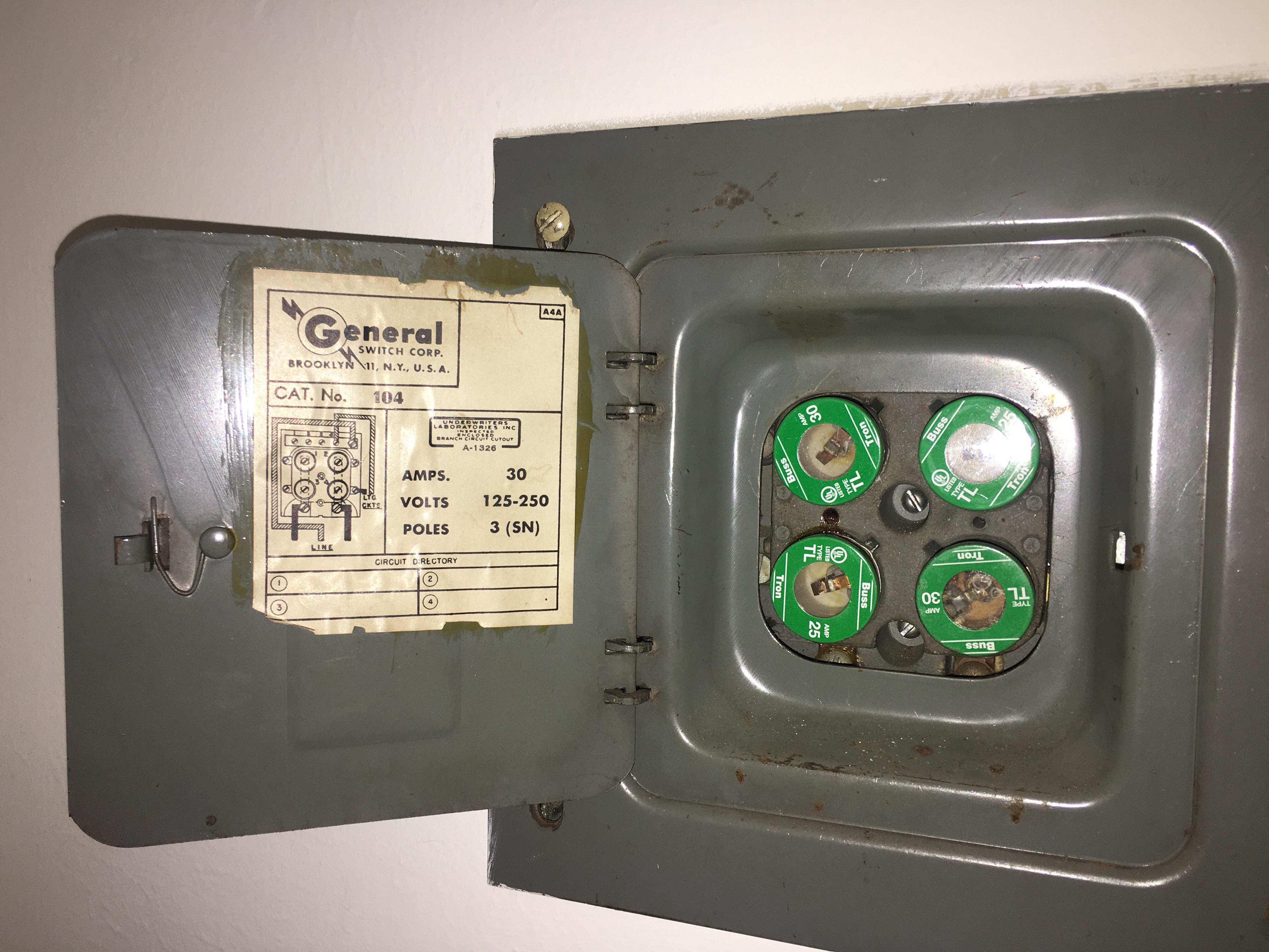 Residential renter; how can I tell if these TL BUSS fuses (30, 25 amps) are appropriately sized ...