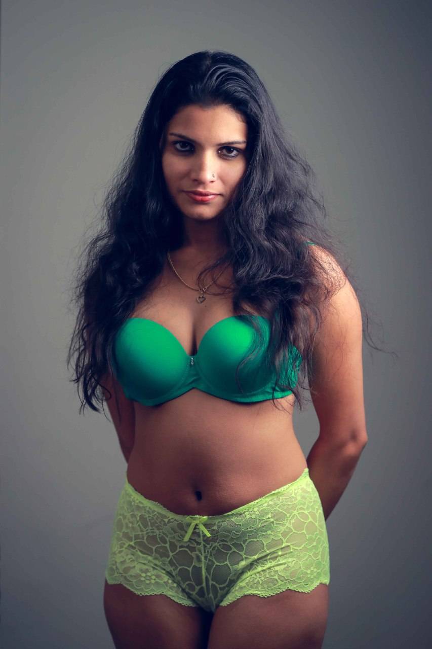 Resmi R Nair in Green Bra and panties | Scrolller
