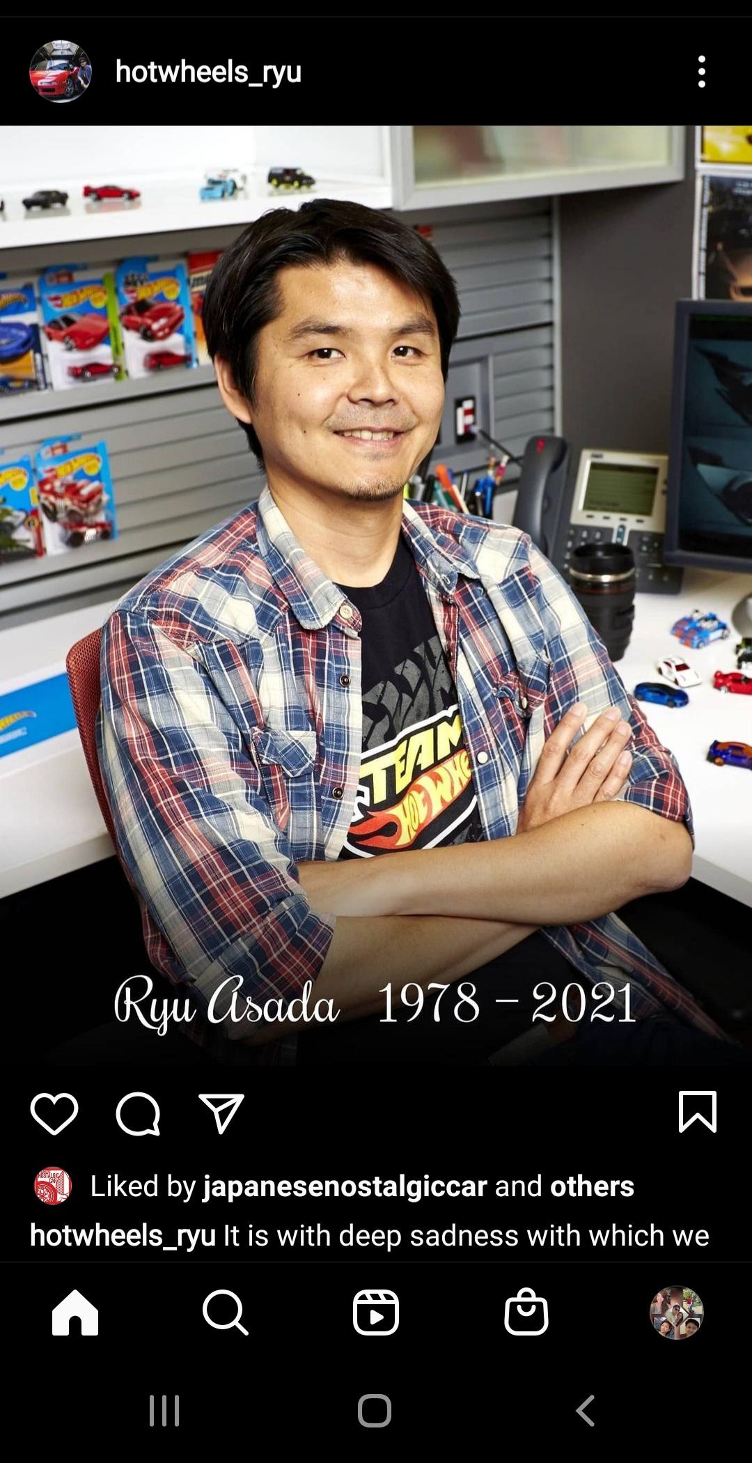 Rest in Peace, Ryu Asada. '78 to '21 | Scrolller