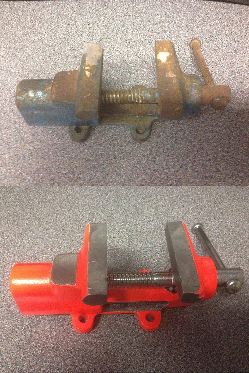 Restored an old mini vice. | Scrolller