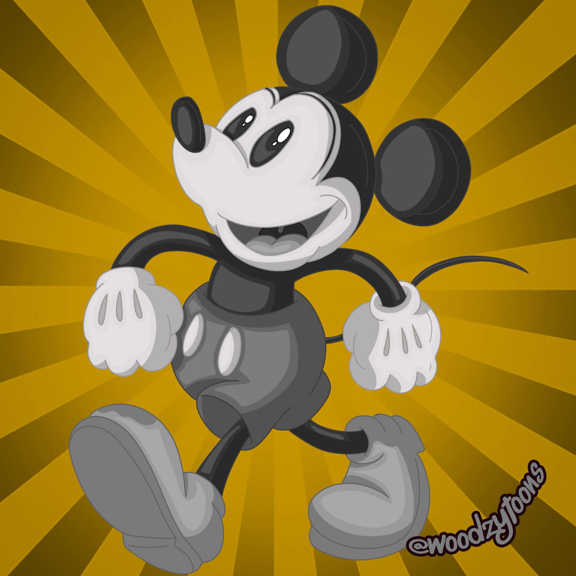 Retro Mickey Mouse digital art by me | Scrolller