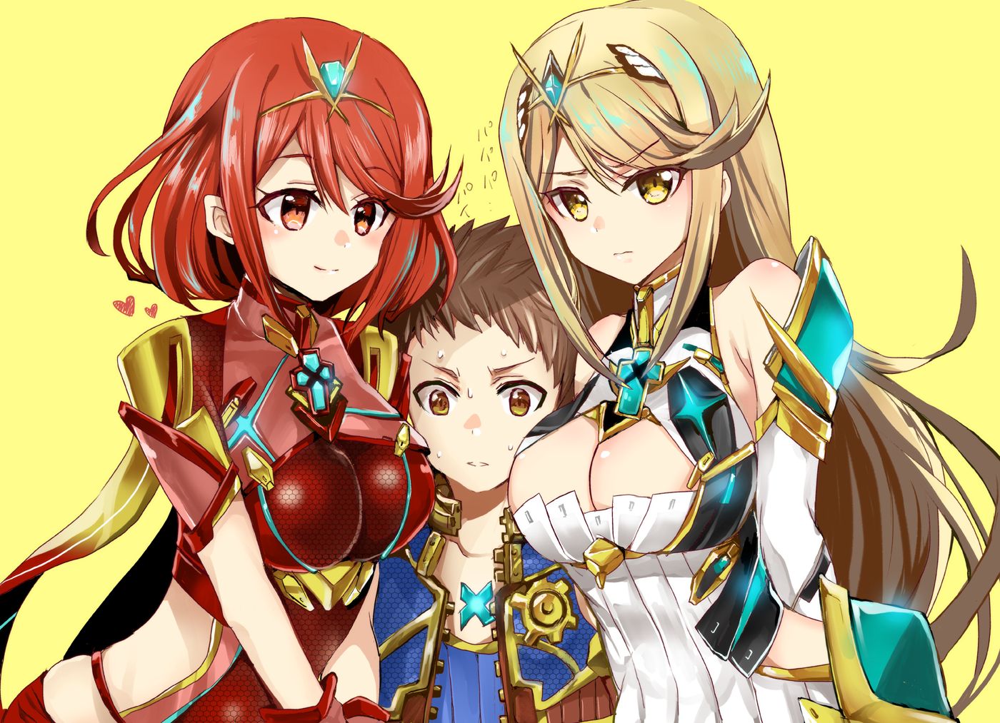 Rex with Pyra and Mythra | Scrolller